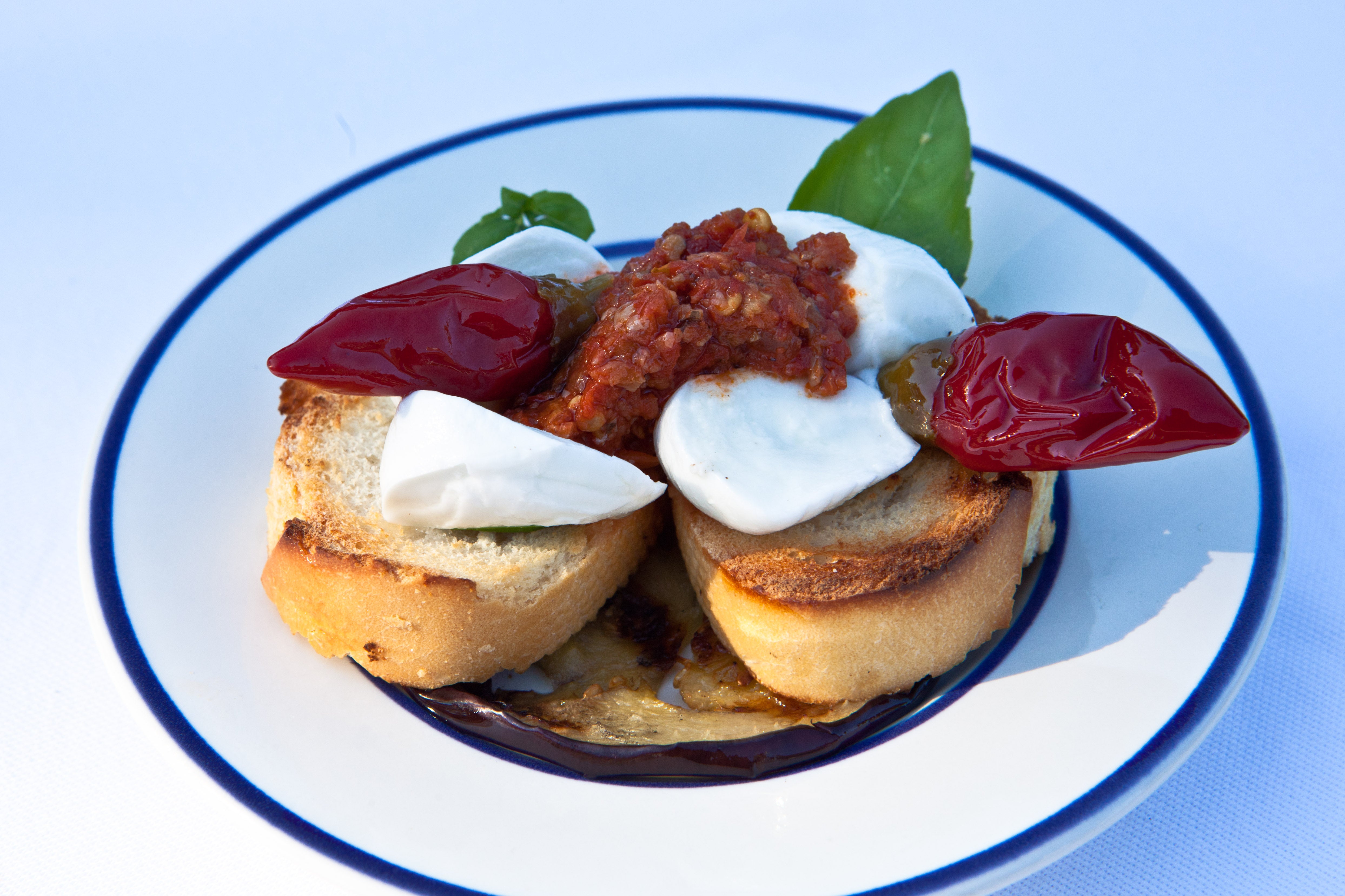 Hot Bomba Calabrese in Crostini of Buffalo