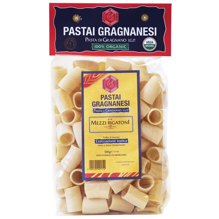 Mezzi Rigatoni Pasta di Gragnano - Savor The Best Italian Pasta