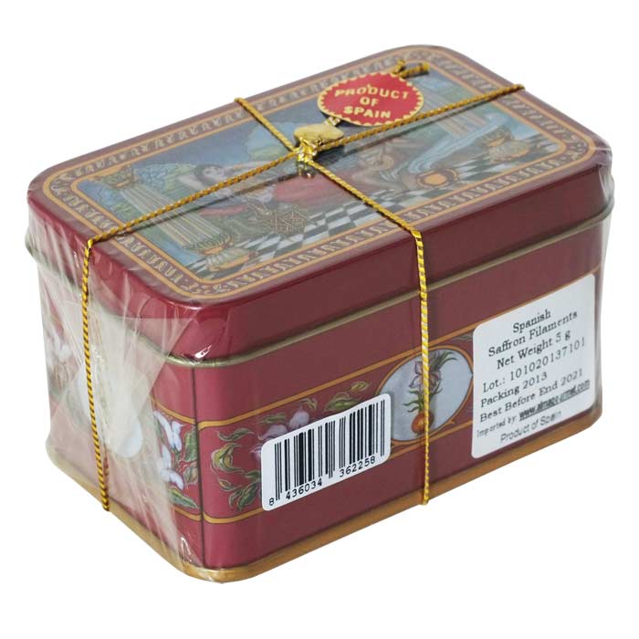 Spanish Saffron Coupe Quality Tin (5 gram) - Buy Coupe Quality Spanish ...