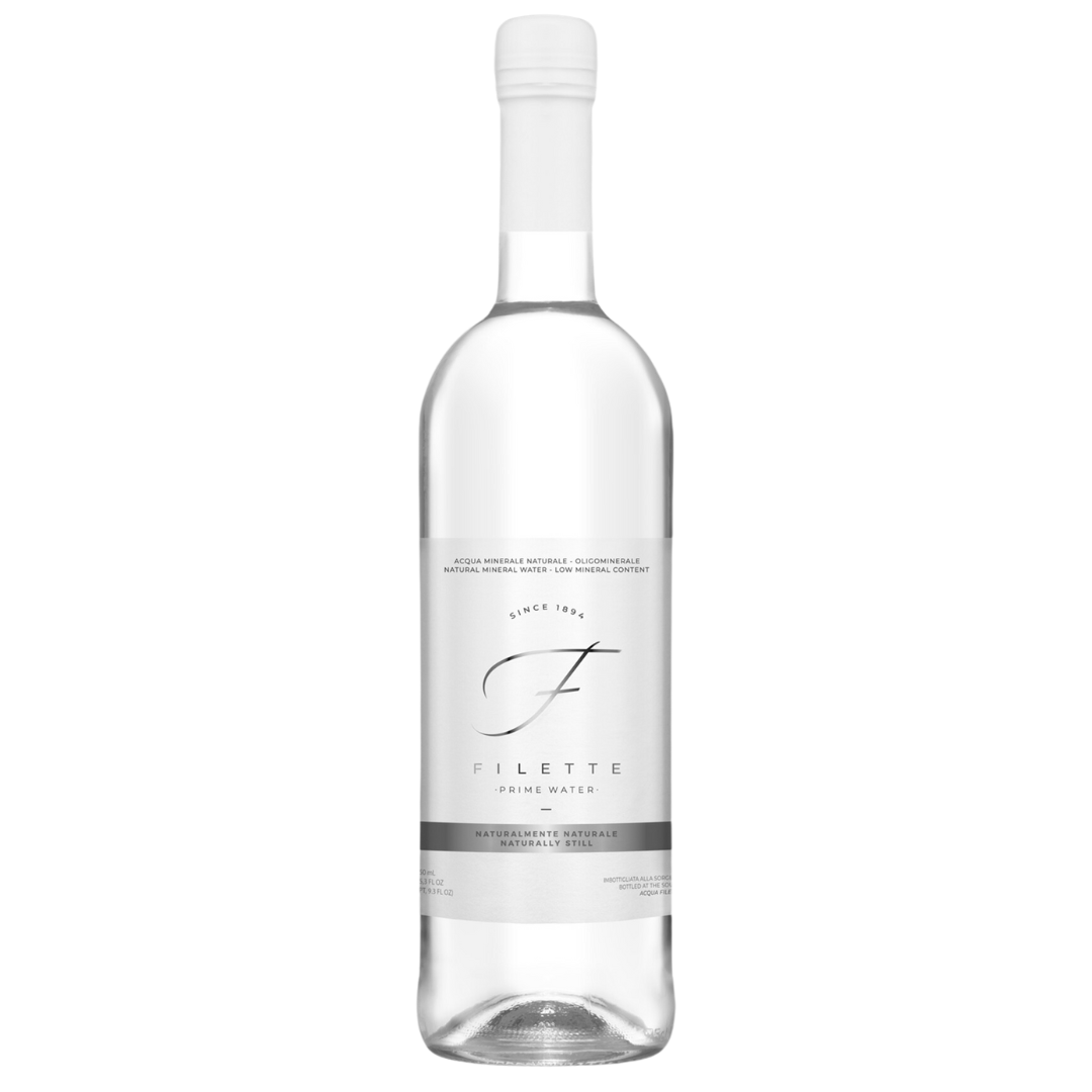 Filette Prime Water in Glass Bottle 25 Fl Oz - Natural - Case of 12