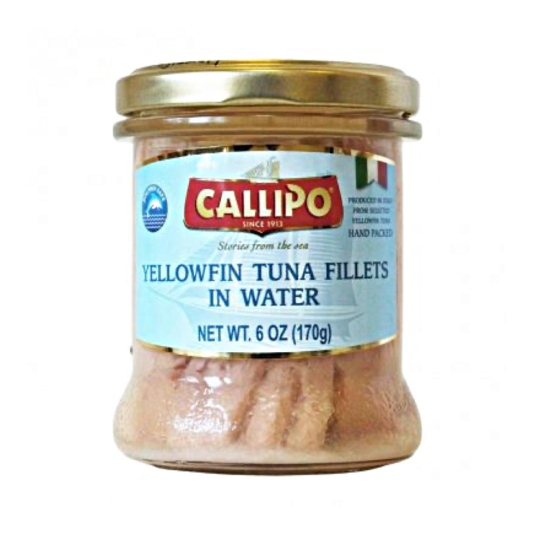 Tuna Callipo in Water Glass Jar | Alma Gourmet