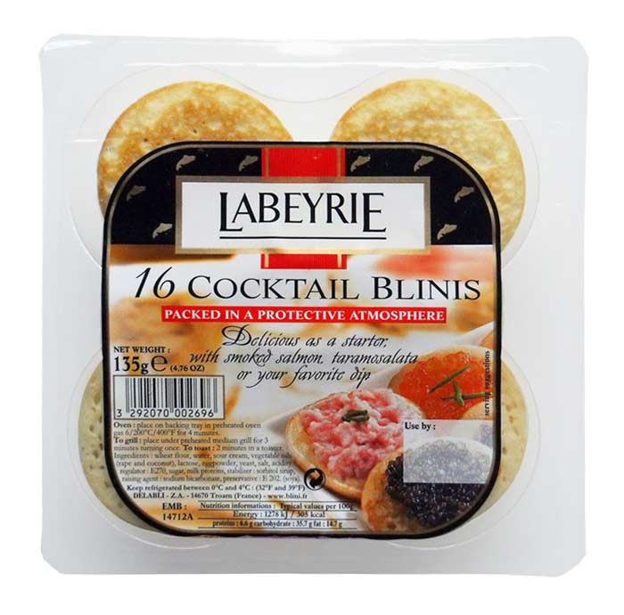 Shop French Cocktail Blinis Tray | Alma Gourmet