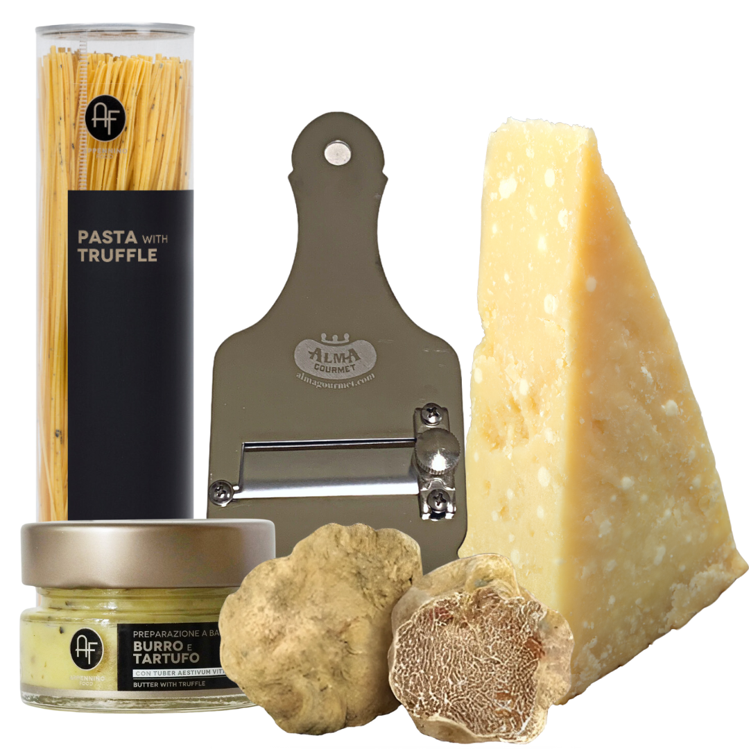 1oz Fresh White Truffle & Albesi Pasta Dinner Kit – Alma Gourmet