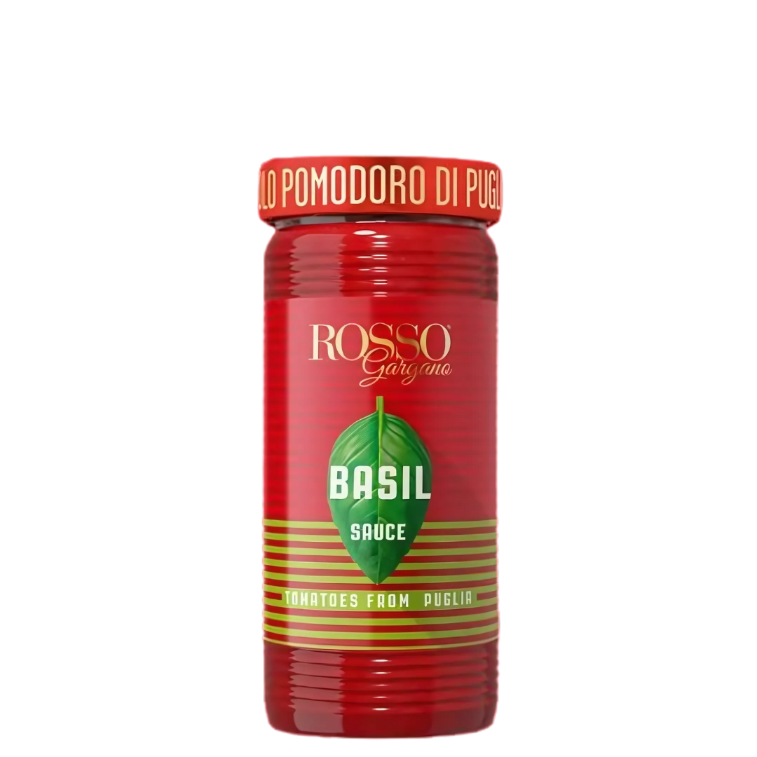 Rosso Gargano Ready to Eat Tomato Sauce with Basil