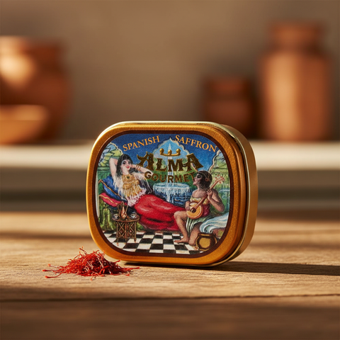 Spanish Saffron - Buy Spanish Saffron Threads La Mancha 2 gr Tin