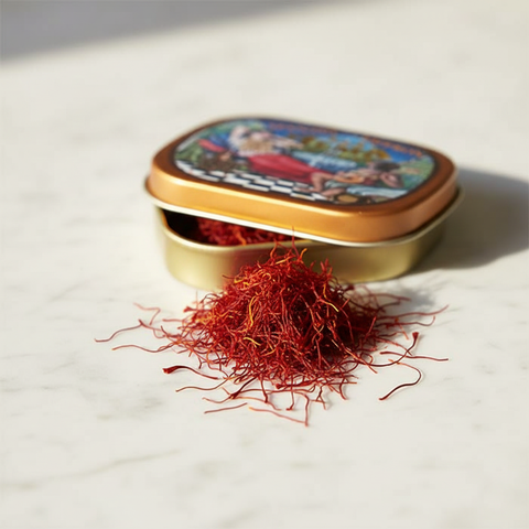 Spanish Saffron - Buy Spanish Saffron Threads La Mancha 2 gr Tin