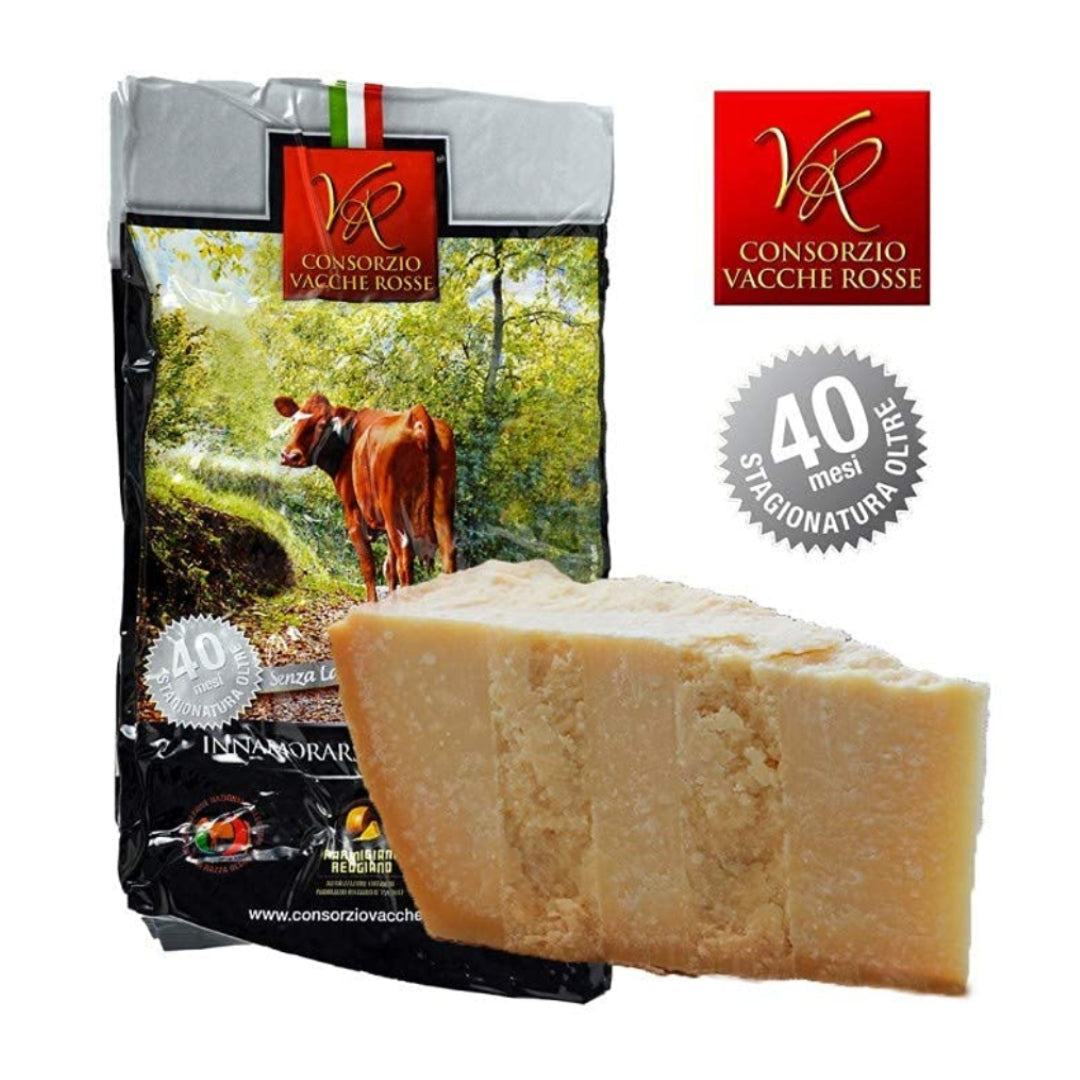 Parmigiano Reggiano di Vacche Rosse (Red Cows) 40 Months Aged