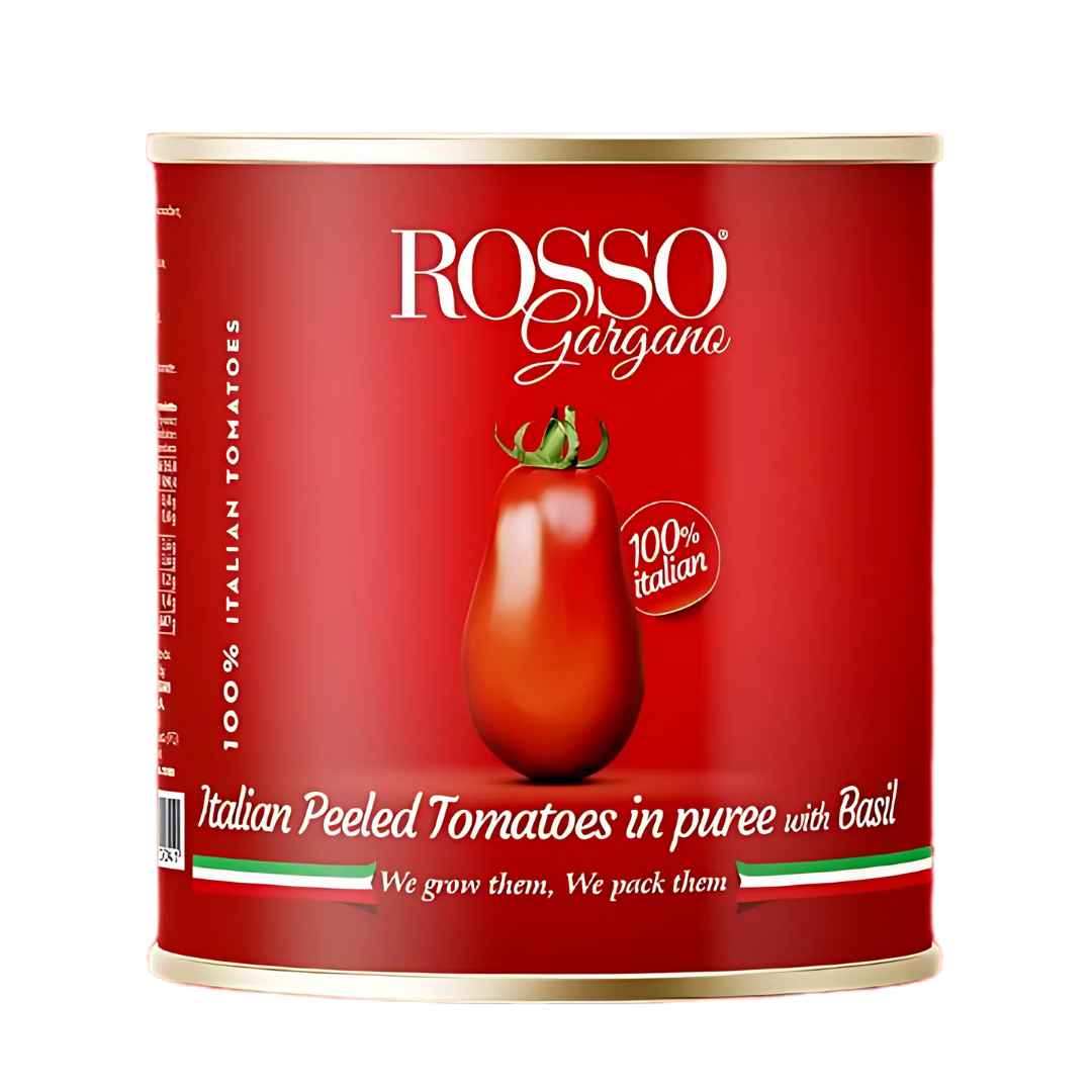 Rosso Gargano Italian Peeled Tomatoes from Puglia 6.6lb